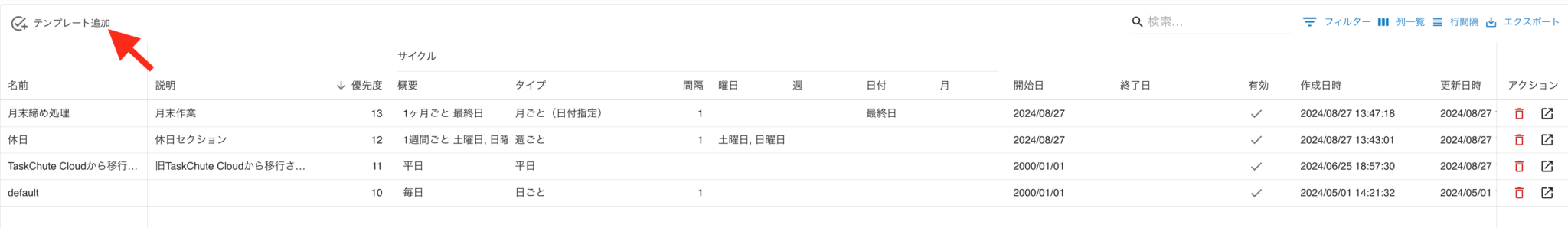 TaskChute Cloud 2のセクションについて（追加・削除・変更方法など） - 一般社団法人タスクシュート協会公式サイト